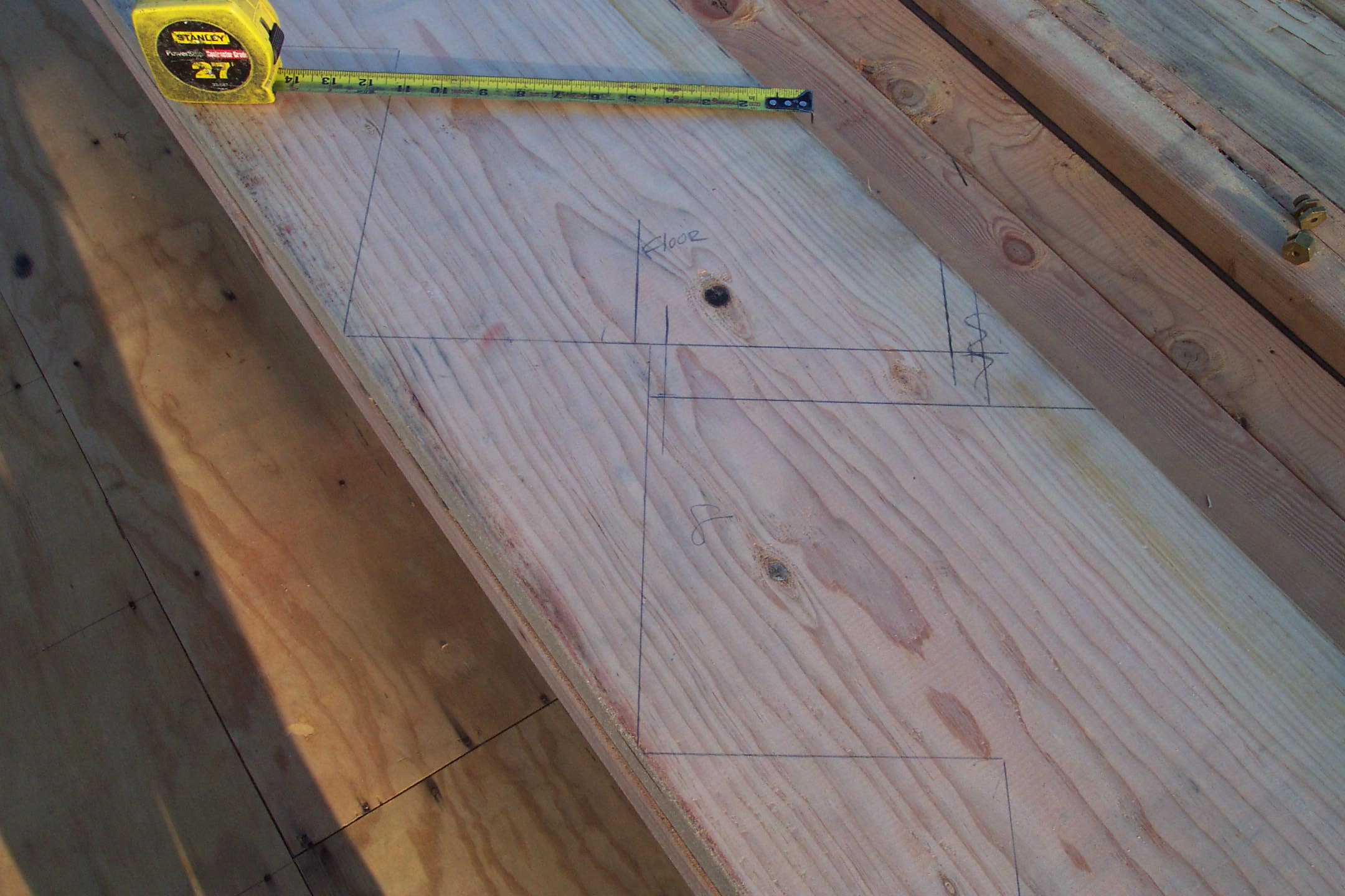 Split Level Stair Framing